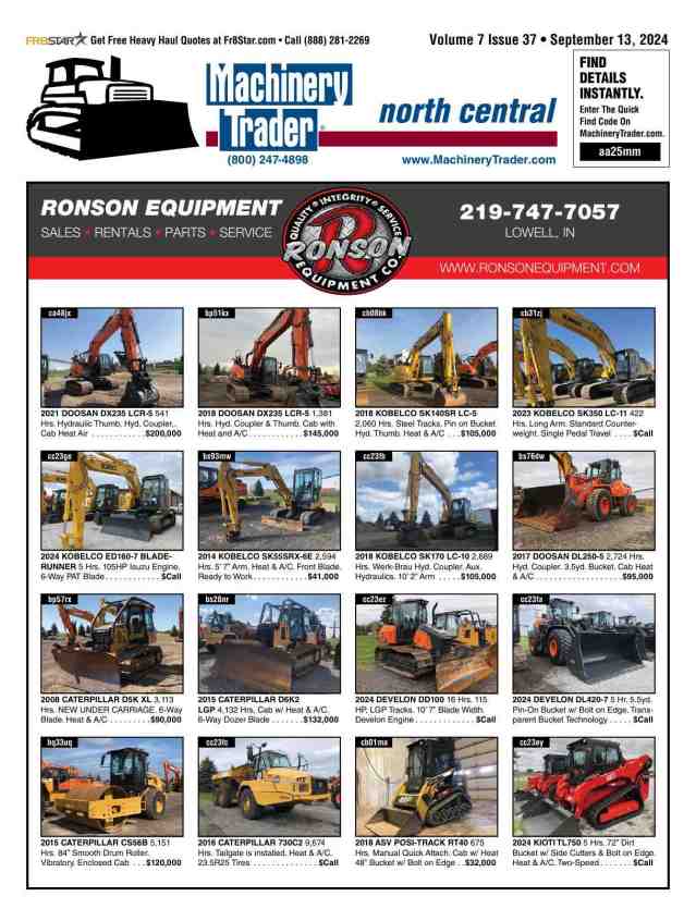 MachineryTrader.com | Machinery Trader North Central Digital Edition Archive