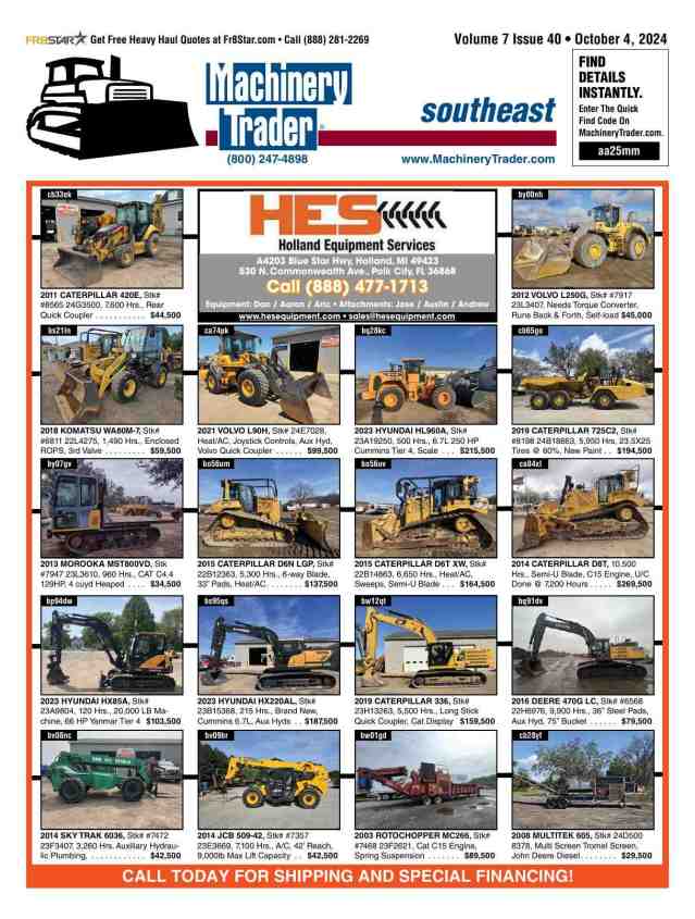 MachineryTrader.com | Machinery Trader Southeast Digital Edition Archive