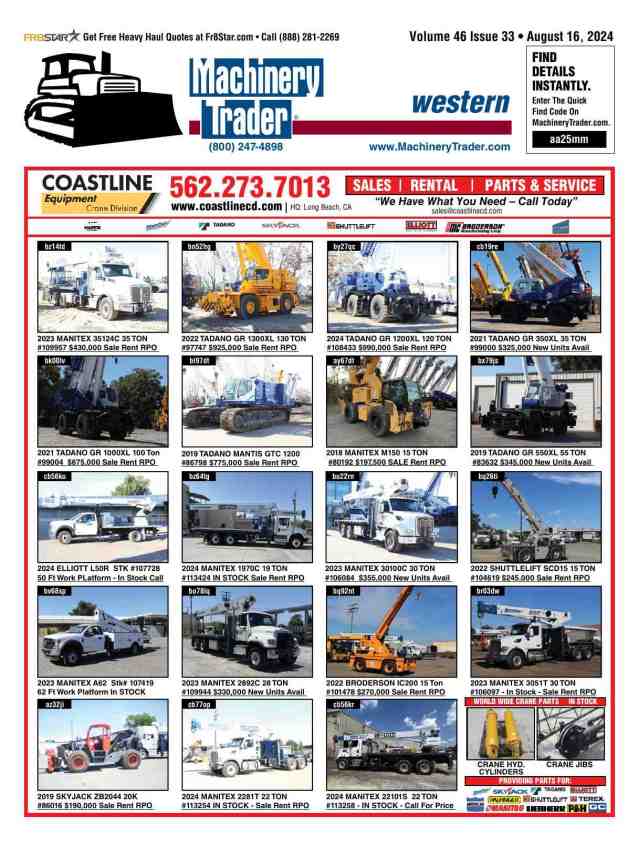 MachineryTrader.com | Machinery Trader Western Digital Edition Archive